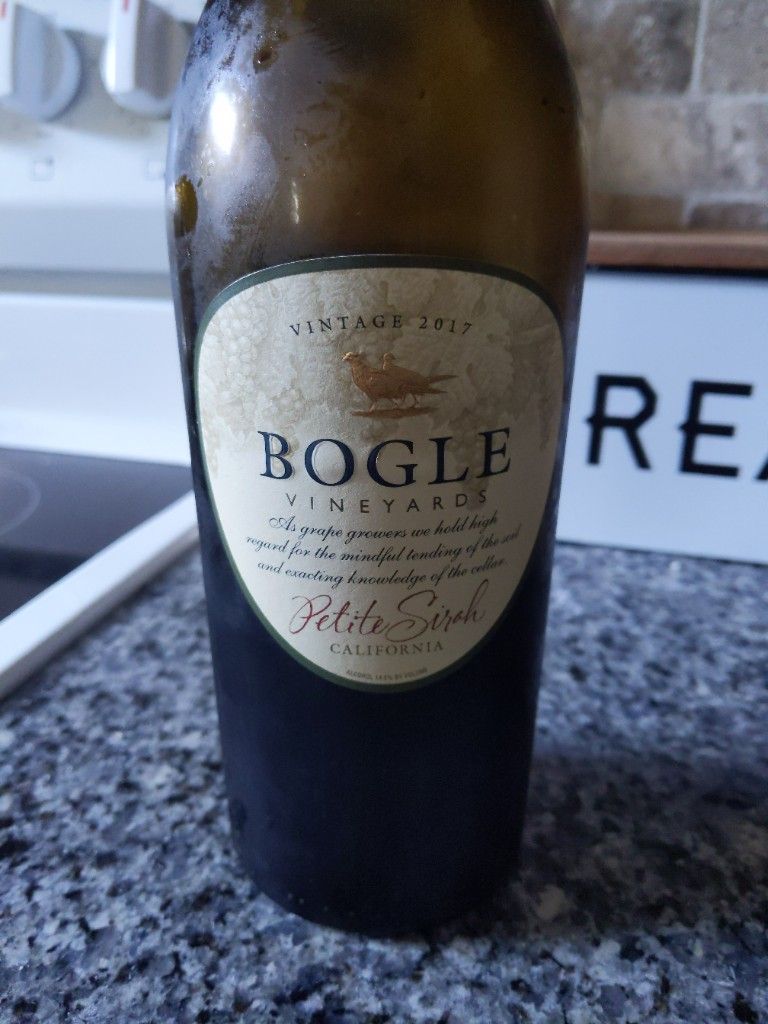 2017 Bogle Vineyards Petite Sirah, USA, California - CellarTracker