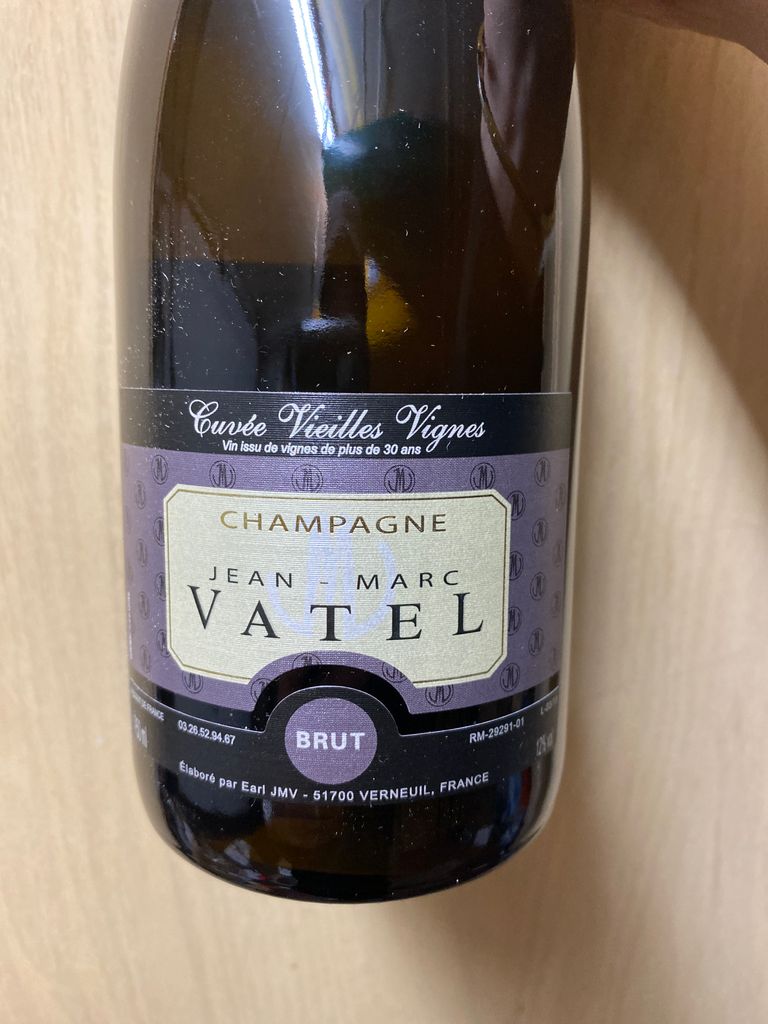 2014 Jean Marc Vatel Champagne Cuvée Vieilles Vignes Brut, France ...