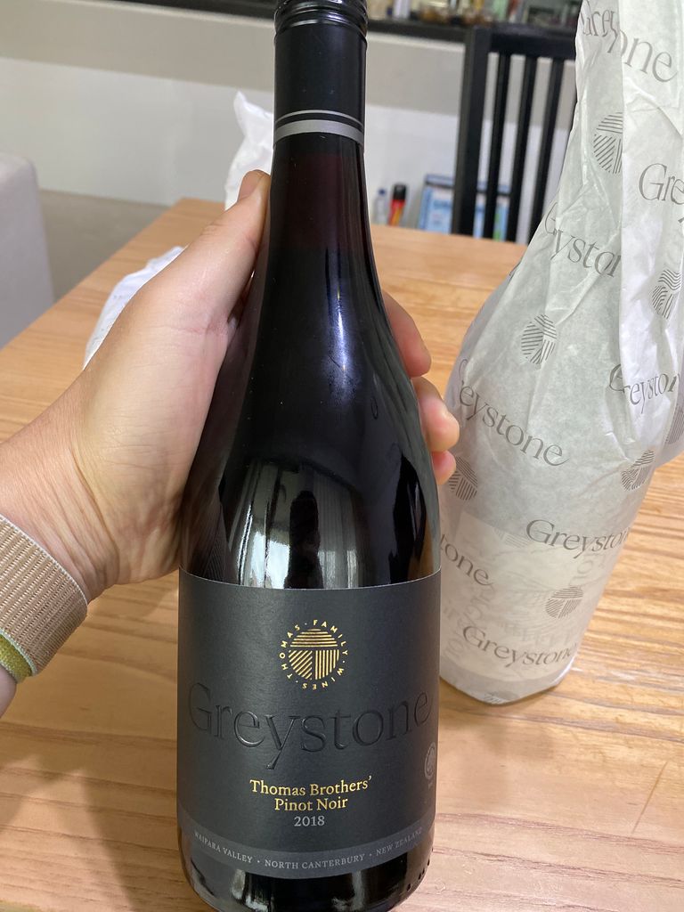 2019 Greystone / Grey's Peak Pinot Noir Thomas Brothers, New Zealand ...