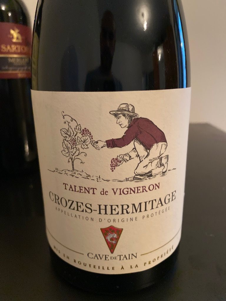 2021 Cave de Tain Crozes-Hermitage Talent de Vigneron, France, Rhône ...