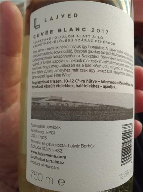 2023 Lajvér Szekszárdi Cuvée, Hungary, Dél-Pannónia, Szekszárdi ...