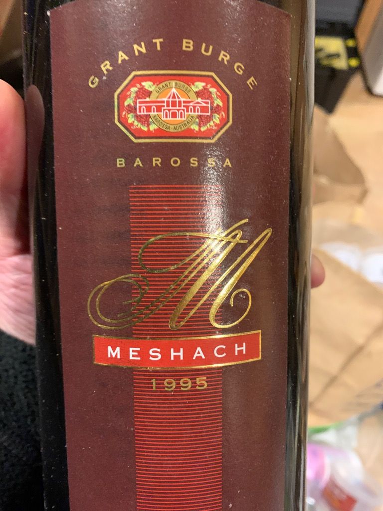 1995 Grant Burge Shiraz Barossa Ink, Australia, South Australia ...