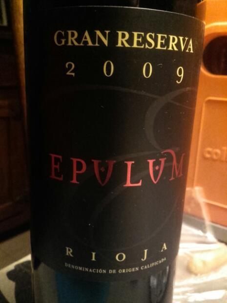 2009 Bodegas La Catedral Rioja Epulum Gran Reserva, Spain, La Rioja ...