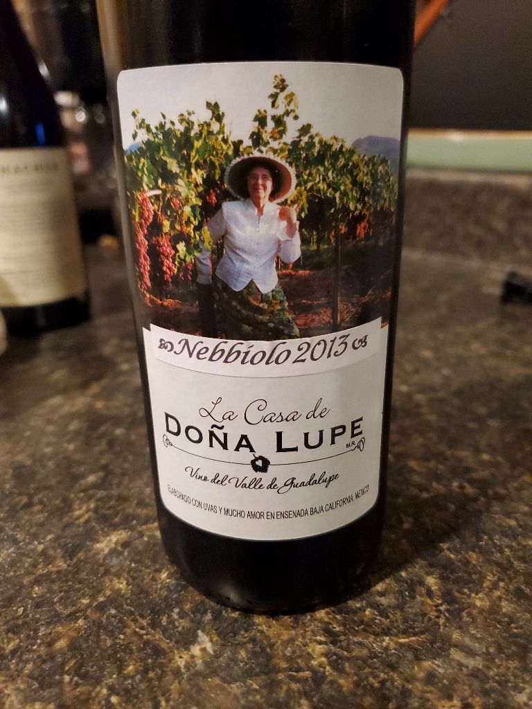 2013 La Casa de Dona Lupe Nebbiolo, Mexico, Baja California, Valle de ...