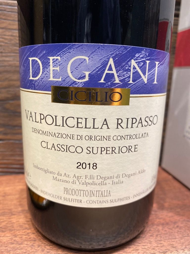 2018 Fratelli Degani Ripasso della Valpolicella Classico Superiore ...
