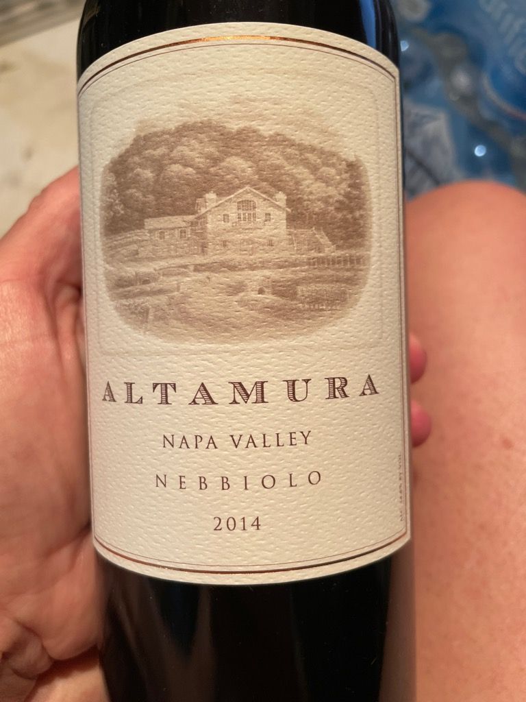 2014 Altamura Nebbiolo, USA, California, Napa Valley - CellarTracker