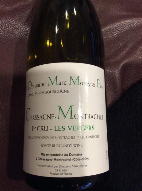 2007 Domaine Marc Morey & Fils Chassagne-Montrachet 1er Cru Les Vergers ...