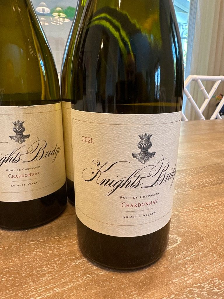 2022 Knights Bridge Chardonnay Pont de Chevalier, USA, California ...