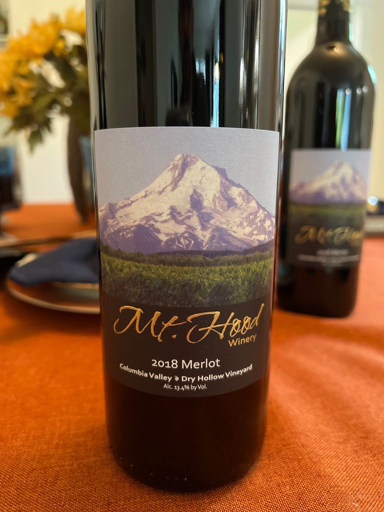 2017 Mt. Hood Winery Merlot Dry Hollow Vineyard, USA, Oregon, Columbia ...