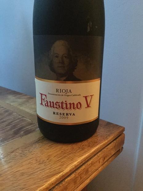 2009 Faustino Rioja Reserva V, Spain, La Rioja, Rioja - CellarTracker