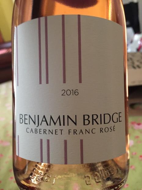 2015 Benjamin Bridge Cabernet Franc Cabernet Franc Rosé, Canada, Nova ...