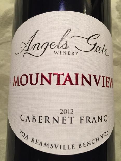 2012 Angels Gate Winery Cabernet Franc Mountainview, Canada, Ontario ...