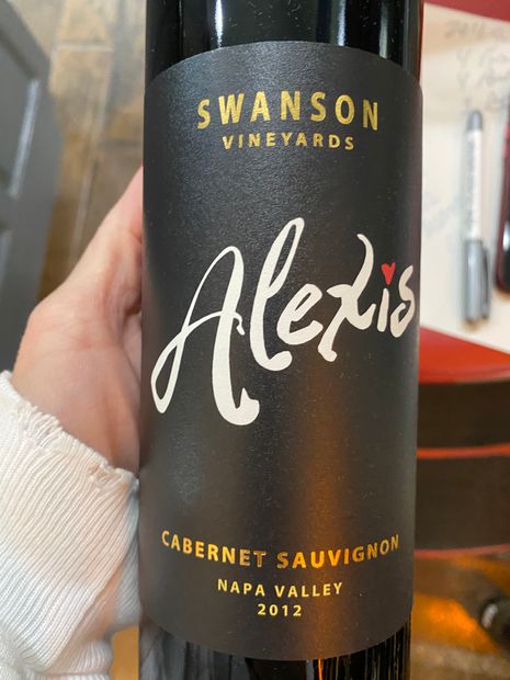 2012 Swanson Cabernet Sauvignon Alexis, USA, California, Napa Valley ...