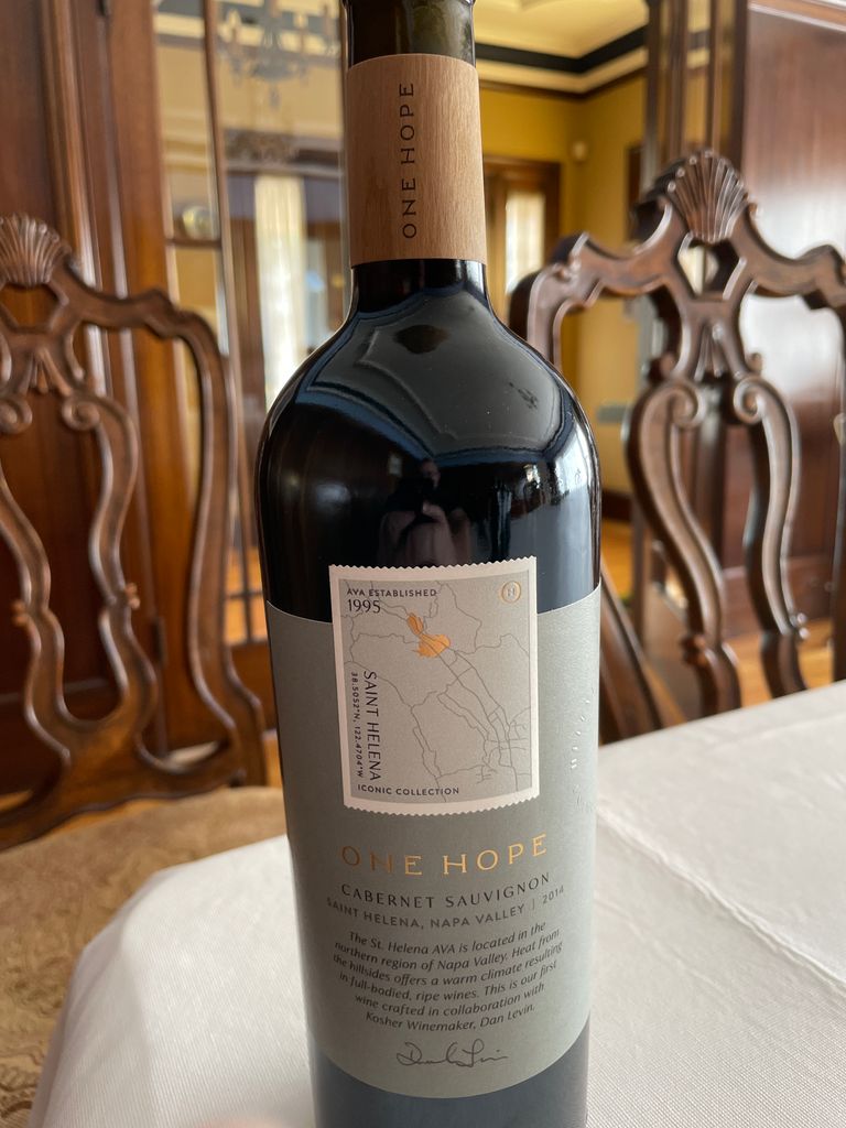 2013 One Hope Cabernet Sauvignon Kosher Reserve, USA, California, Napa ...