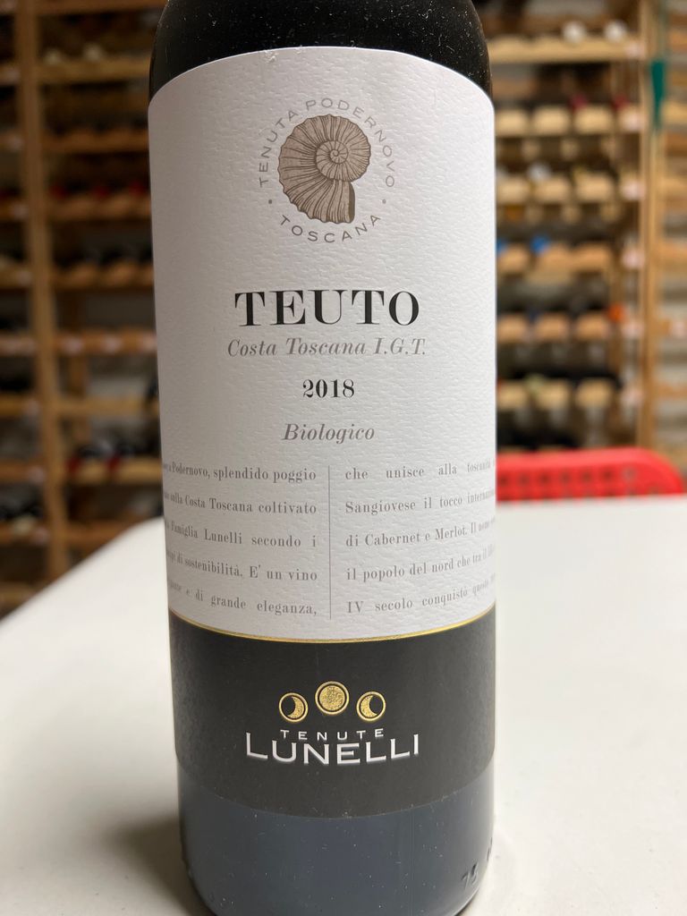2017 Tenute Lunelli Costa Toscana Teuto Tenuta Podernovo, Italy ...