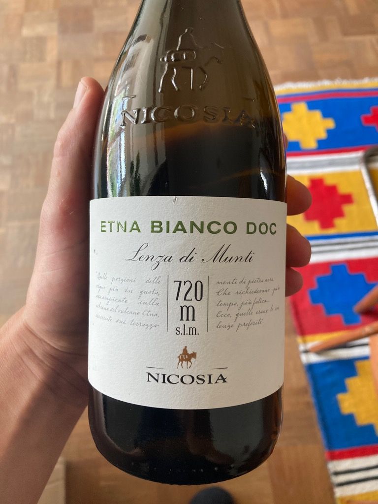 2020 Cantine Nicosia Etna Bianco Lenza di Munti, Italy, Sicily, Etna ...