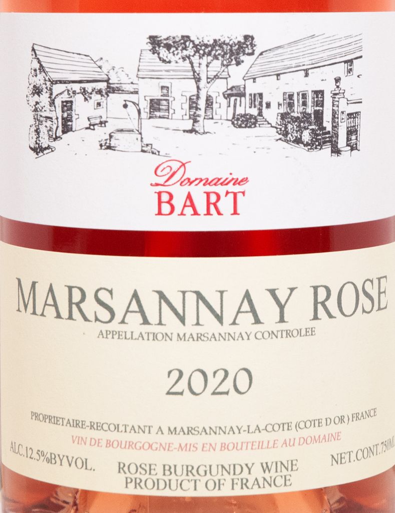 2020 Domaine Bart Marsannay Rosé, France, Burgundy, Côte de Nuits ...