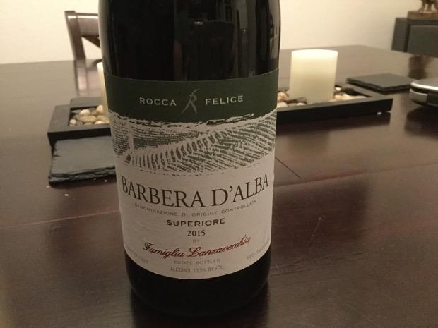 2015 Rocca Felice Barbera d'Alba Superiore Famiglia Lanzavecchia, Italy ...