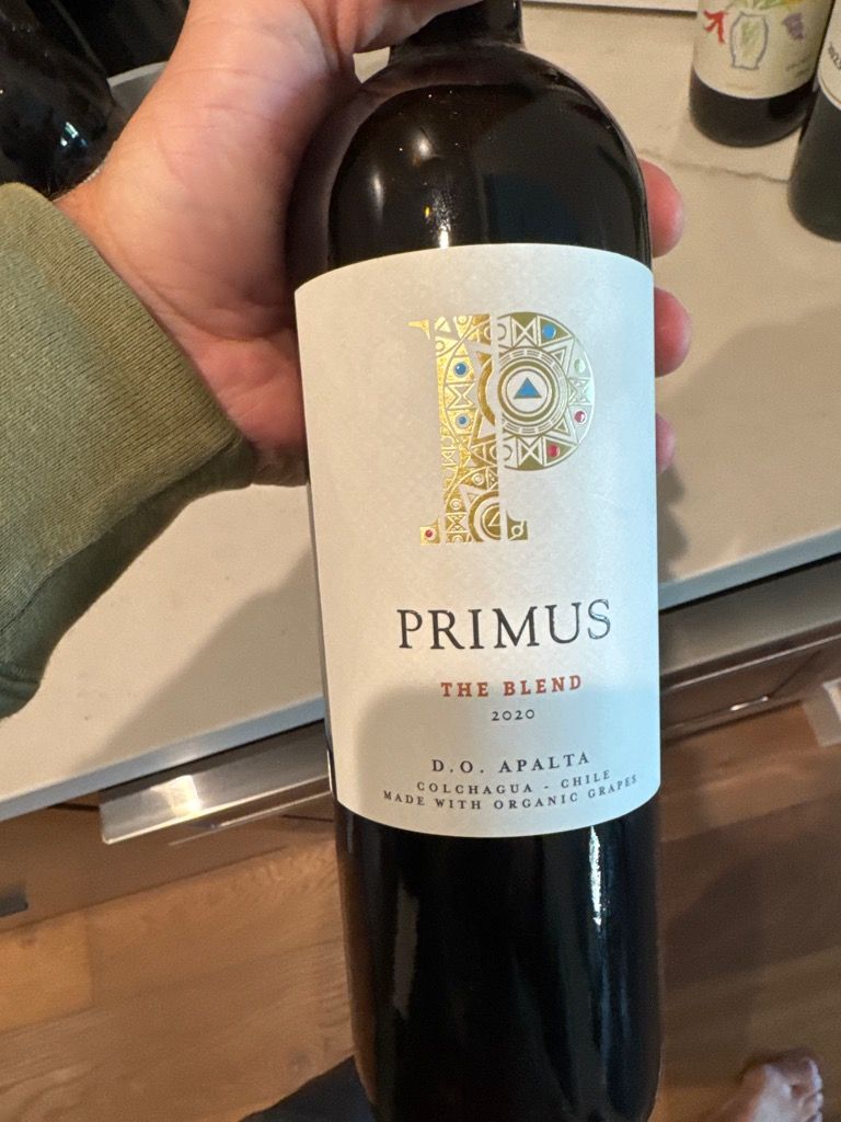 2020 Primus The Blend, Chile, Rapel Valley, Colchagua Valley, Apalta ...
