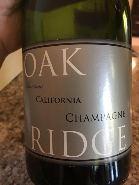 NV Oak Ridge Winery Colombard Sparkling, USA, California, Central ...