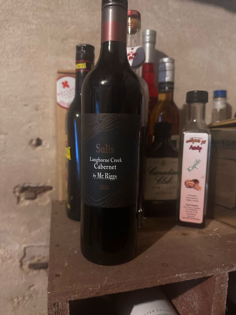 2021 Mr. Riggs Cabernet Sauvignon Sulis, Australia, South Australia ...