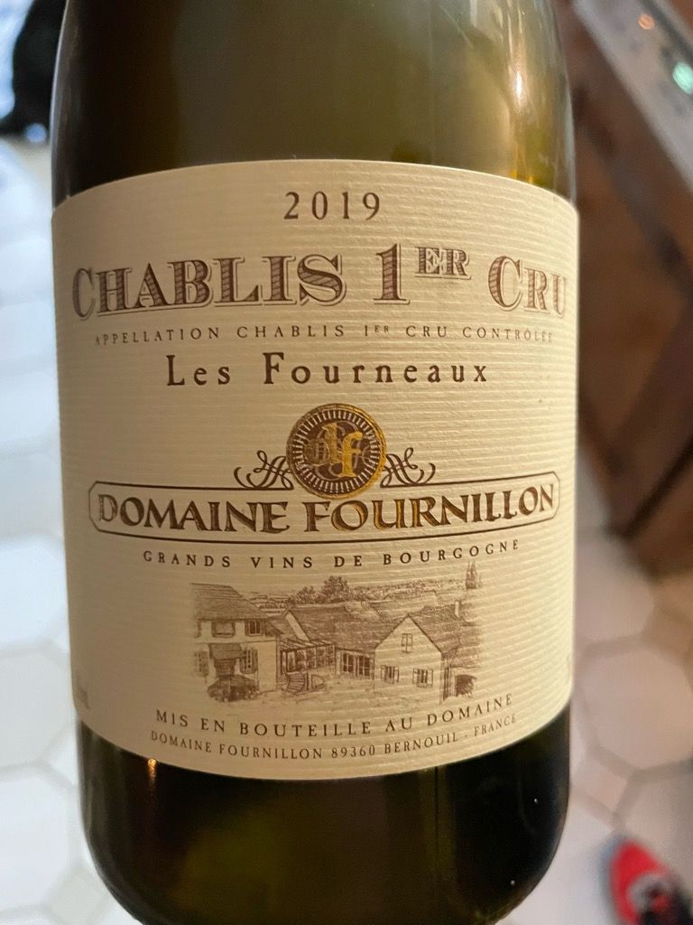 2020 Domaine Fournillon Chablis Mont de Milieu, France, Burgundy ...