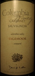 1997 Columbia Winery Cabernet Sauvignon David Lake Signature Series ...