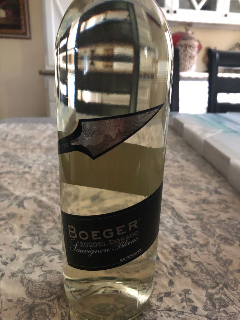 2020 Boeger Winery Sauvignon Blanc, USA, California, Sierra Foothills ...