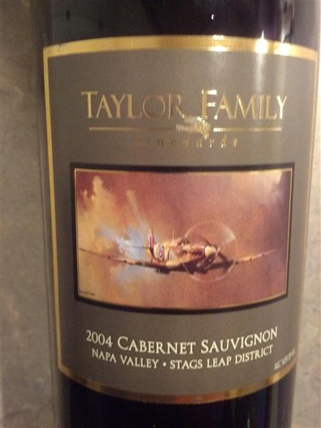 2003 Taylor Family Vineyards Cabernet Sauvignon Stags Leap District ...