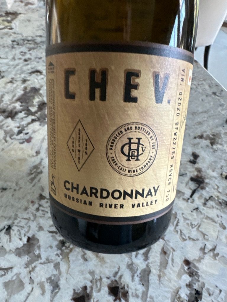 2020 CHEV Chardonnay, USA, California, Sonoma County, Russian River ...