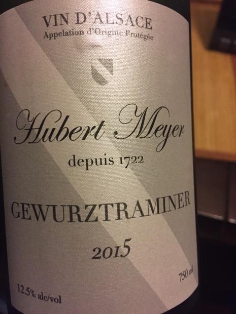 2019 Hubert Meyer Gewurztraminer, France, Alsace - CellarTracker