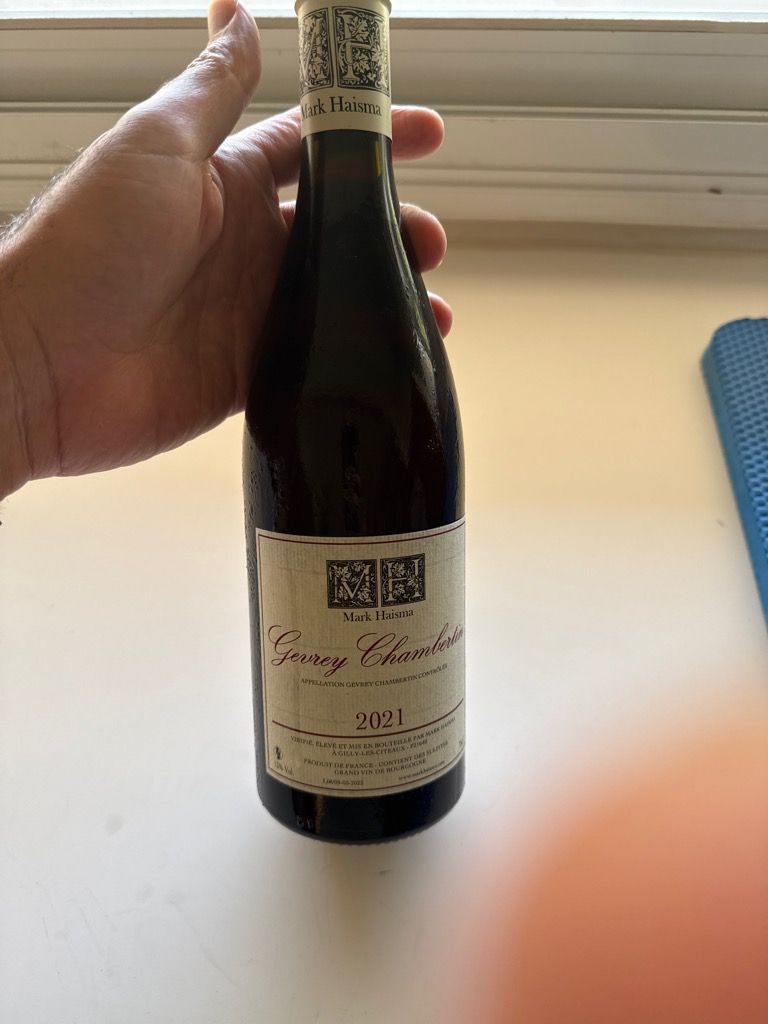 2021 Mark Haisma Gevrey-Chambertin, France, Burgundy, Côte de Nuits ...