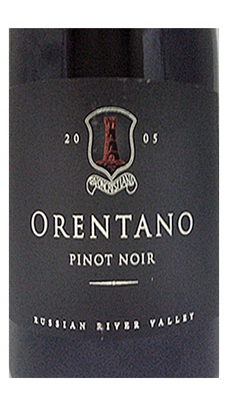 2005 Orentano Pinot Noir, USA, California, Sonoma County, Russian River ...