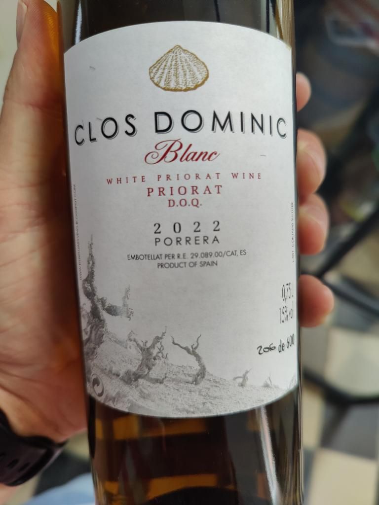 2022 Celler Francisco Castillo Priorat Blanc Clos Dominic, Spain ...