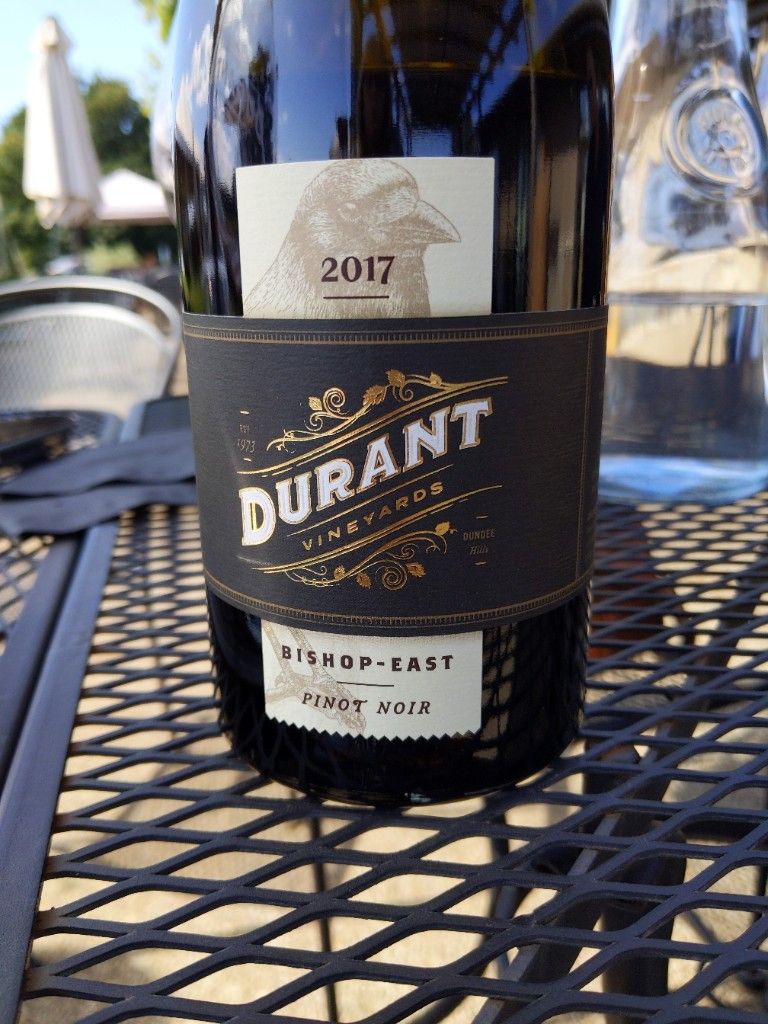 2017 Durant Vineyards Pinot Noir Bishop Vineyard East, USA, Oregon ...