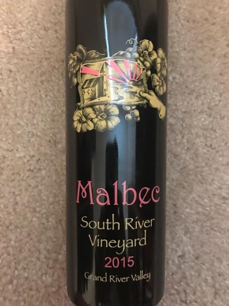 2019 South River Vineyard Malbec, USA, Ohio, Grand River Valley ...
