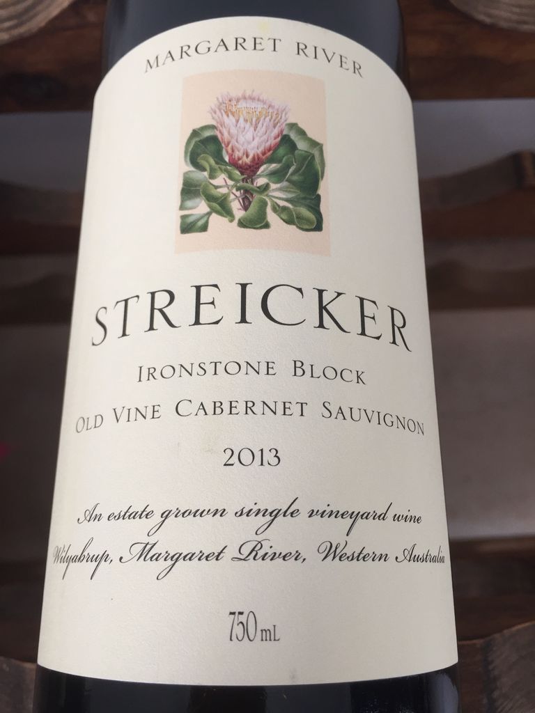 2013 Streicker Cabernet Sauvignon Ironstone Block Old Vine, Australia, Western Australia, South ...