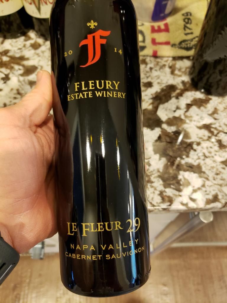2014 Fleury Estate Winery Cabernet Sauvignon le fleur 29, USA ...
