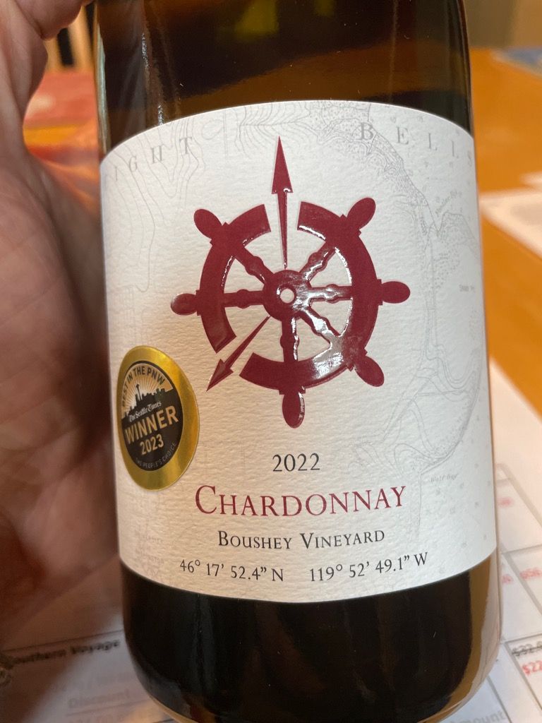 2023 Eight Bells Chardonnay Boushey Vineyard, USA, Washington, Columbia ...