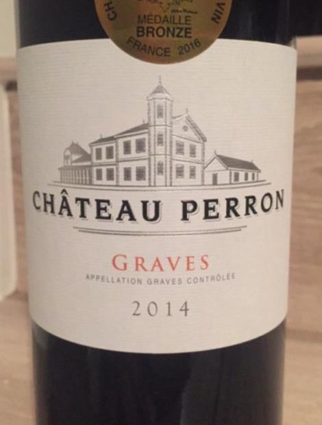2014 Château Perron Graves, France, Bordeaux, Graves - CellarTracker