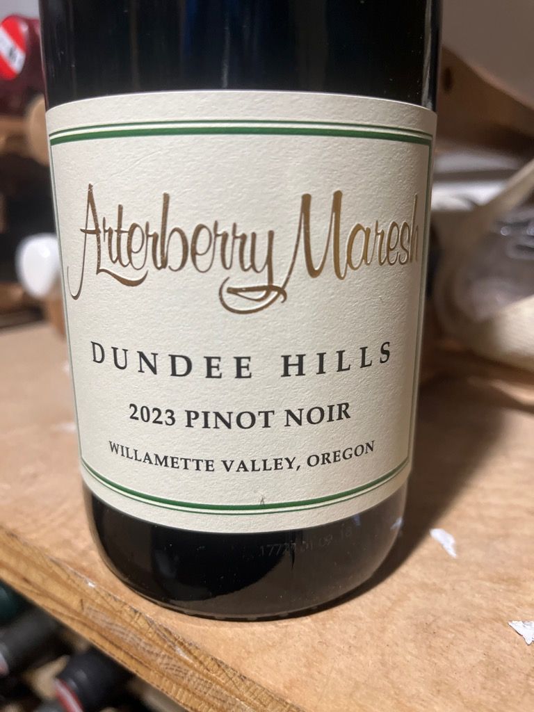 2023 Arterberry Maresh Pinot Noir Dundee Hills, USA, Oregon, Willamette ...