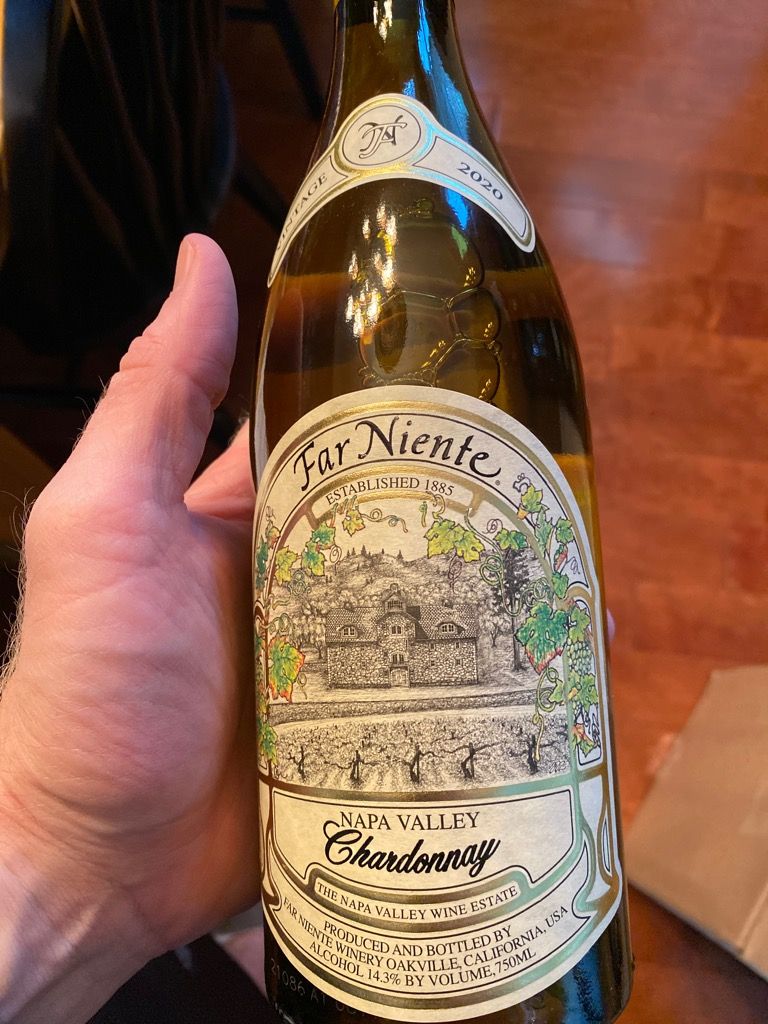 2020 Far Niente Chardonnay Cave Collection, USA, California, Napa ...