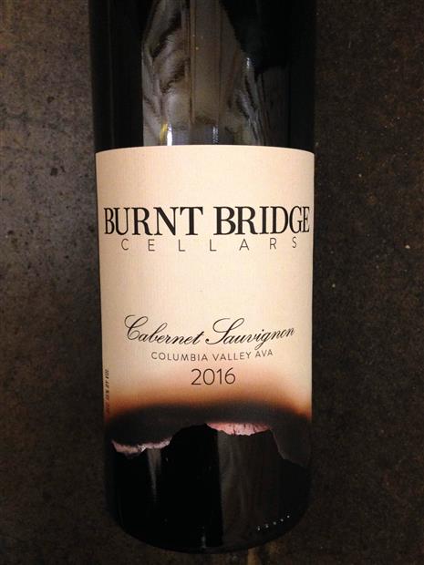 2019 Burnt Bridge Cellars Cabernet Sauvignon Walla Walla Valley, USA ...