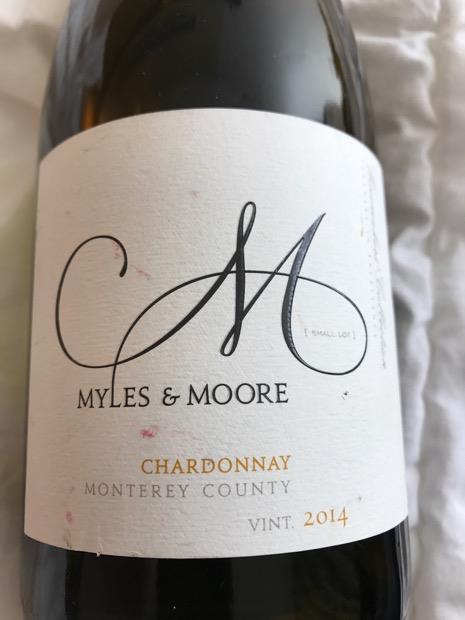 2014 Myles & Moore Chardonnay, USA, California, Central Coast, Monterey ...