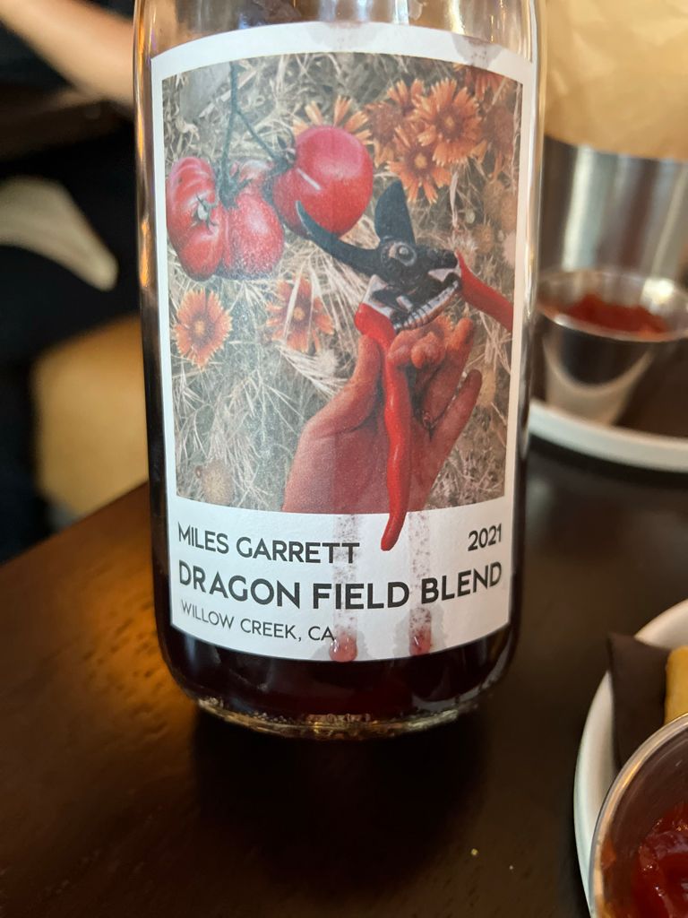 2021 Miles Garrett Red Blend Dragon Field Blend, USA, California ...