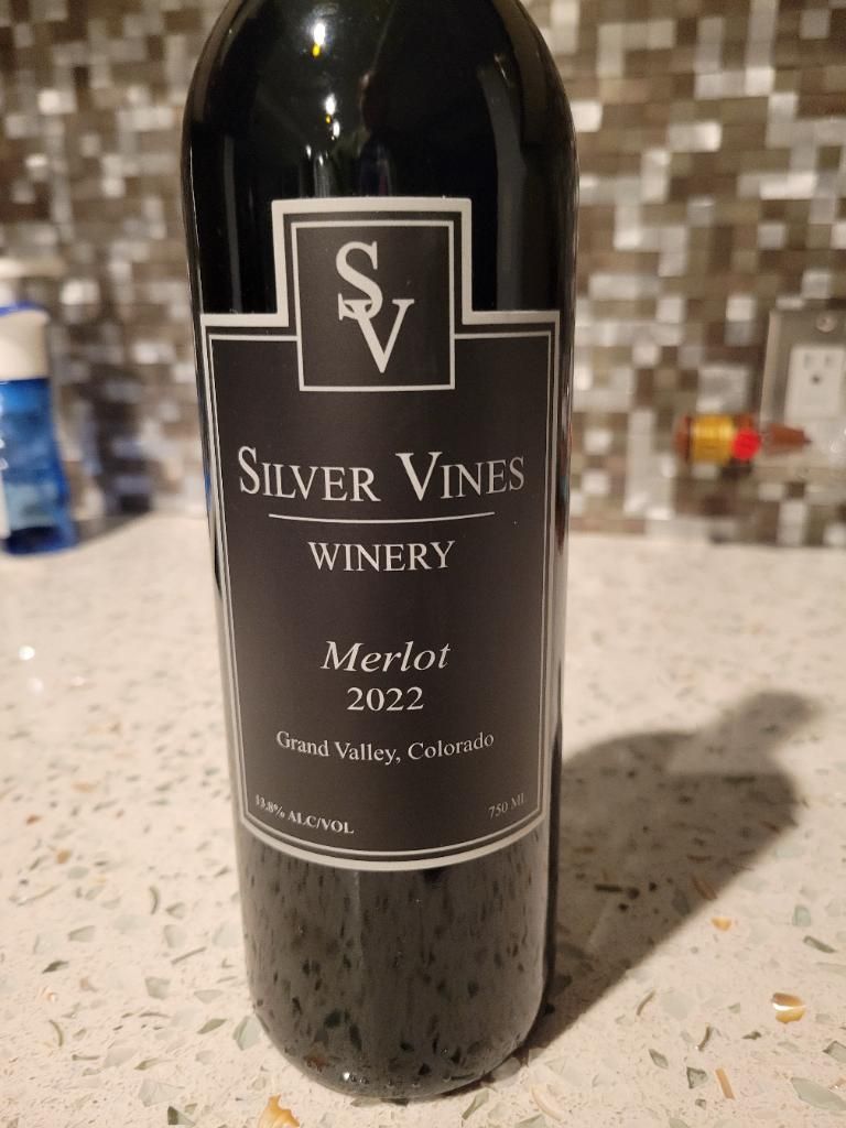 2022 Silver Vines Winery Merlot, USA, Colorado - CellarTracker