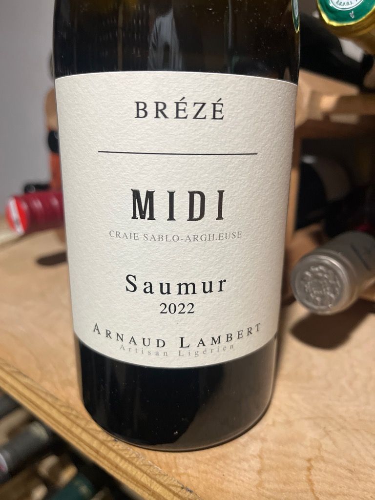 2022 Arnaud Lambert Saumur Brézé Midi, France, Loire Valley, Anjou ...