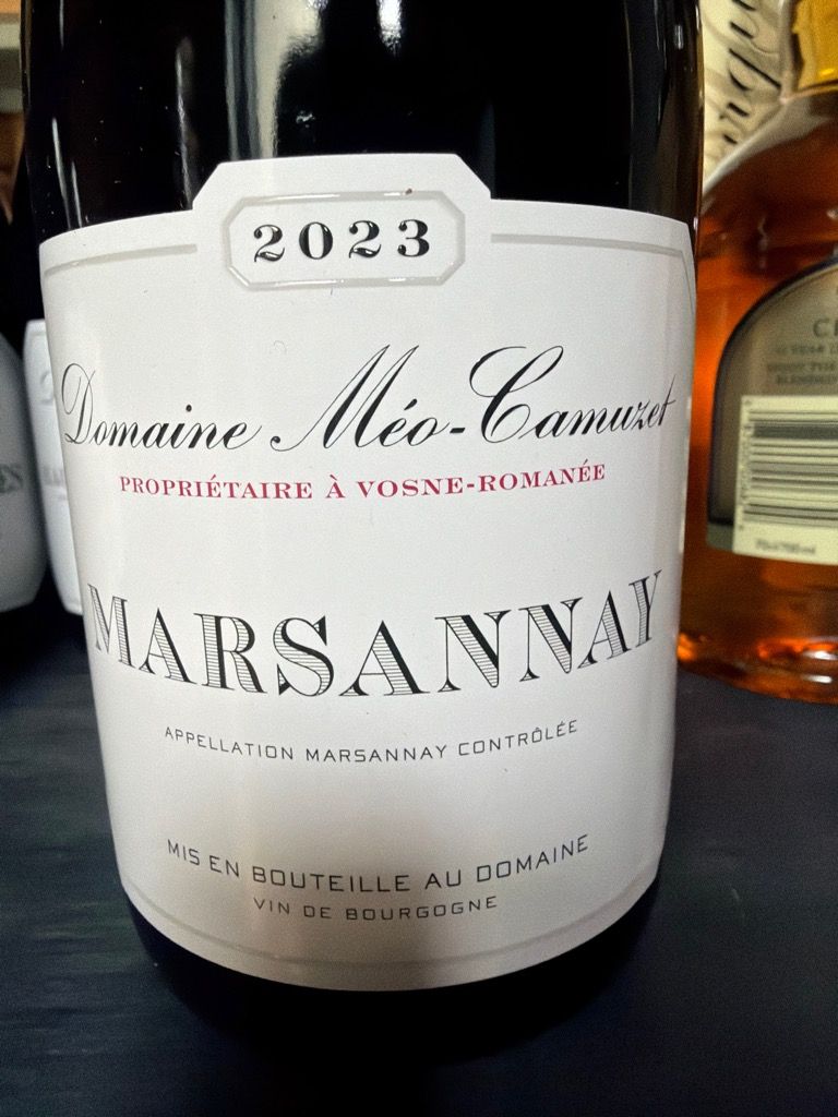 2023 Domaine Méo-Camuzet Marsannay, France, Burgundy, Côte de Nuits ...