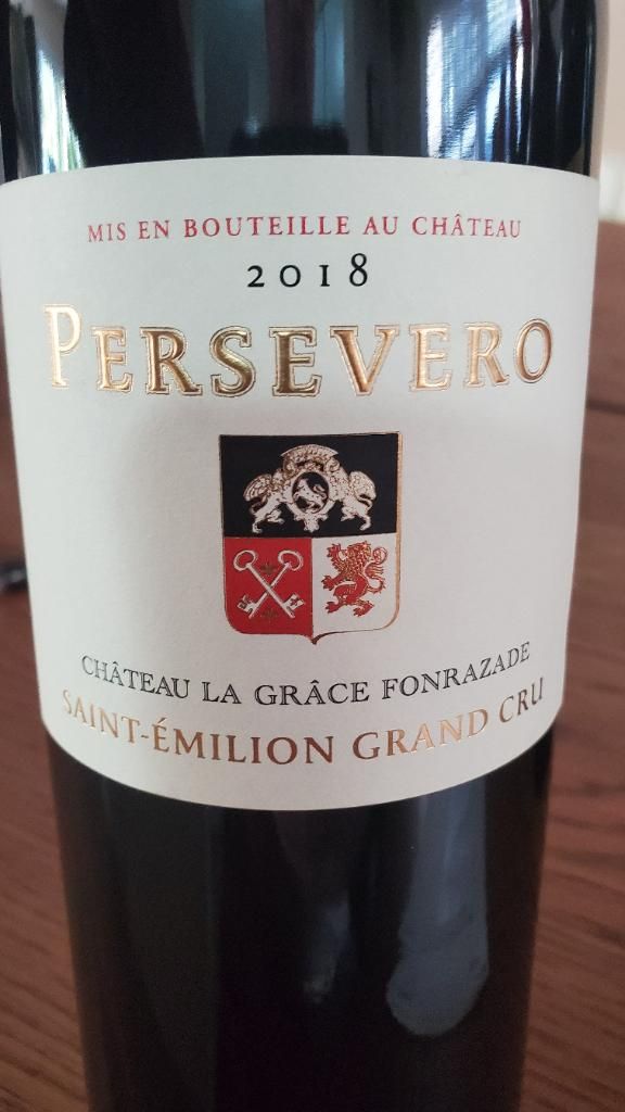 2020 Persevero de Château la Grâce Fonrazade, France, Bordeaux ...