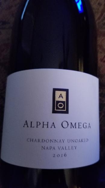 2016 Alpha Omega Unoaked Chardonnay, USA, California, Napa Valley ...